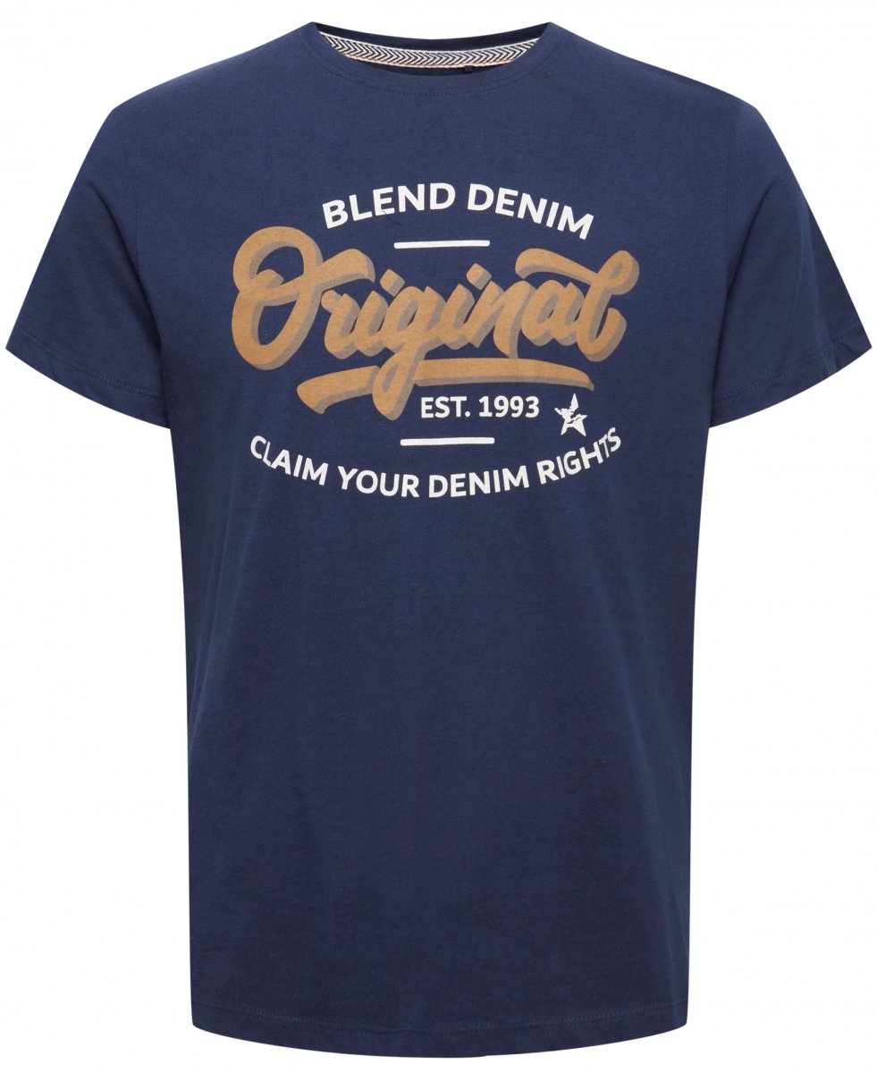 T-shirt i stora storlekar Blend 4568 T-Shirt Dress Blues - MotleyDenim.se